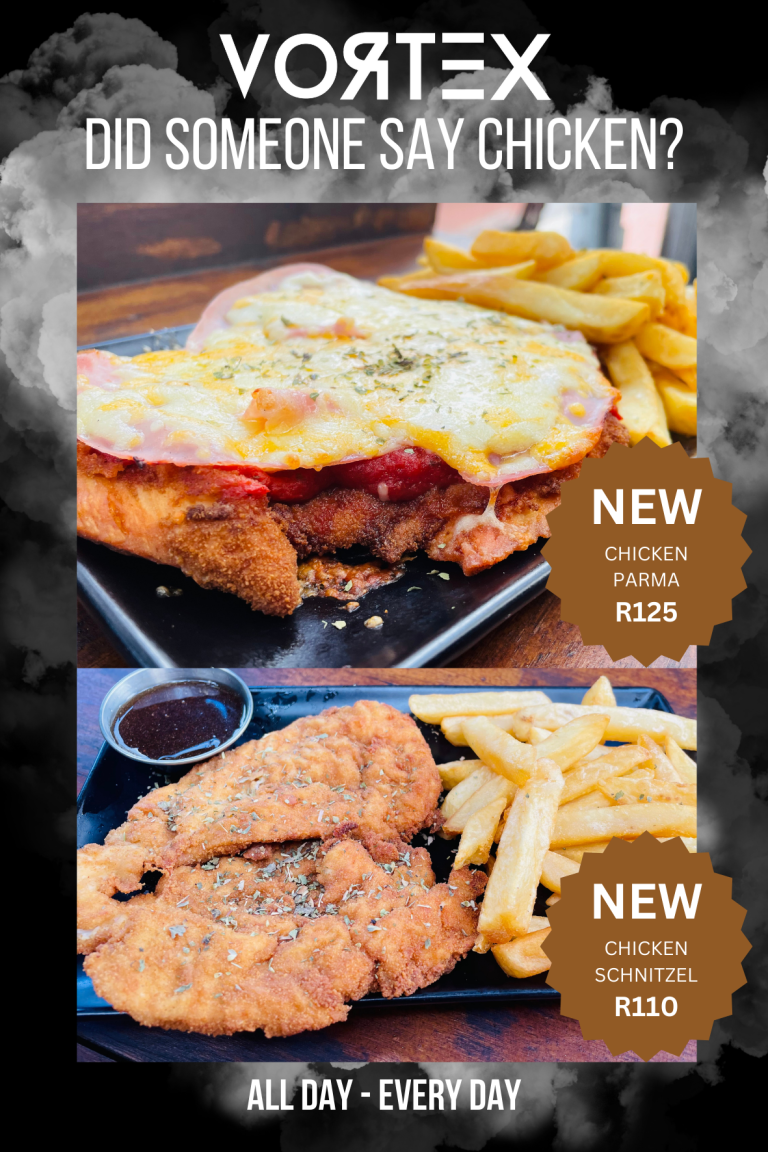 Food Menu – Vortex Shisha Kloof